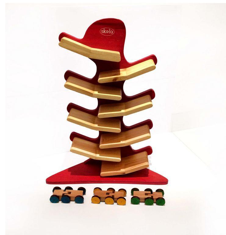 Cascade Cars - Watch the cars cascade down the slope – Skola Toys Pvt Ltd